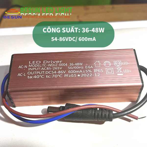 Nguồn Đèn LED 50W [Driver] Gía Tốt - Besun LED Light | Shopee Việt Nam