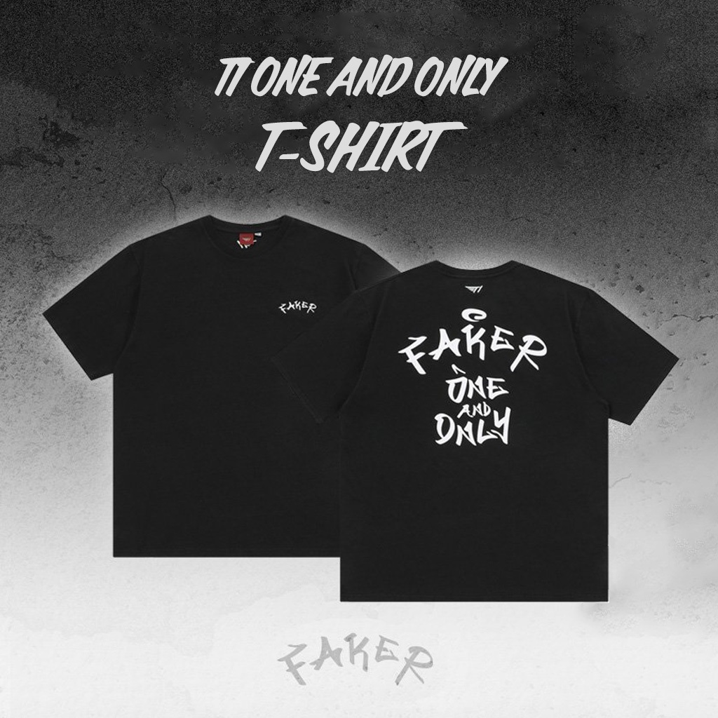 Áo thun Faker - T1 One and Only T-Shirt | Shopee Việt Nam