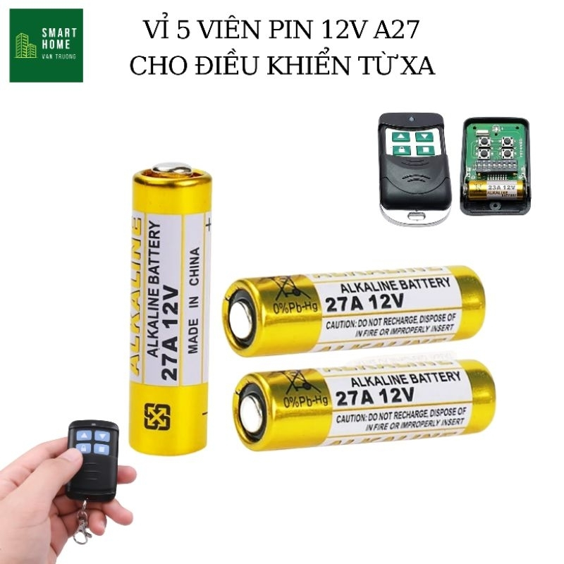 Pin 12V 23A-27A HIGH VOLTAGE Dung Lượng Cao (5 Viên), Pin Tiểu AA Cao ...