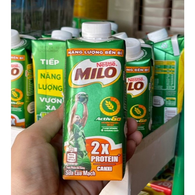 Sữa Milo nắp vặn Nestlé 210ml- (thùng 24 hộp)DATE mới | Shopee Việt Nam