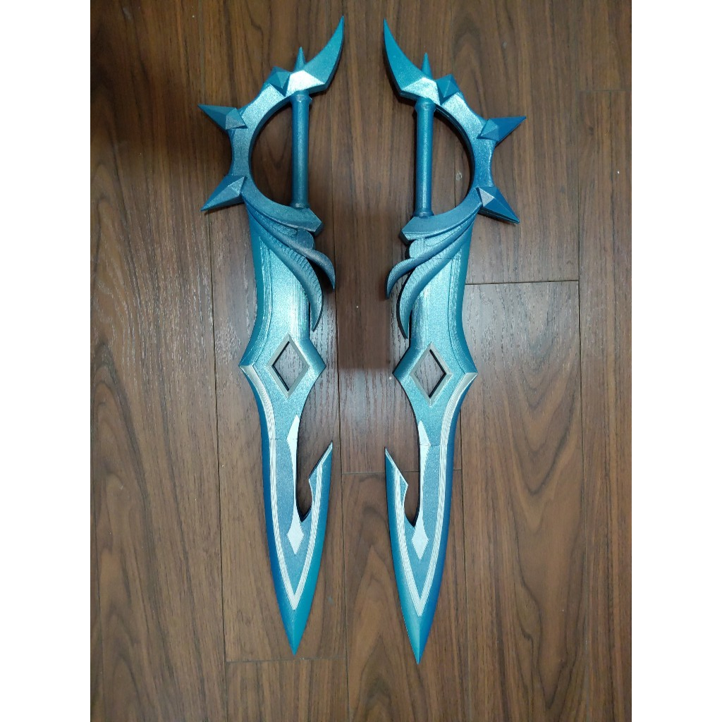 Đạo cụ cosplay Dual Blade của nhân vật Childe trong Genshin Impact bản ...