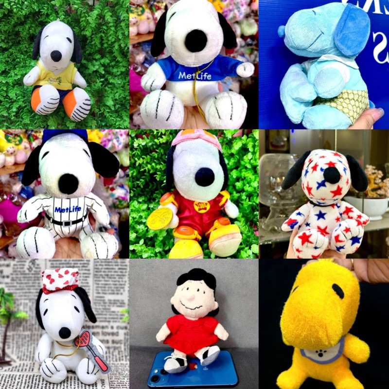 Gấu bông chó Snoopy và bạn siêu xinh | Shopee Việt Nam