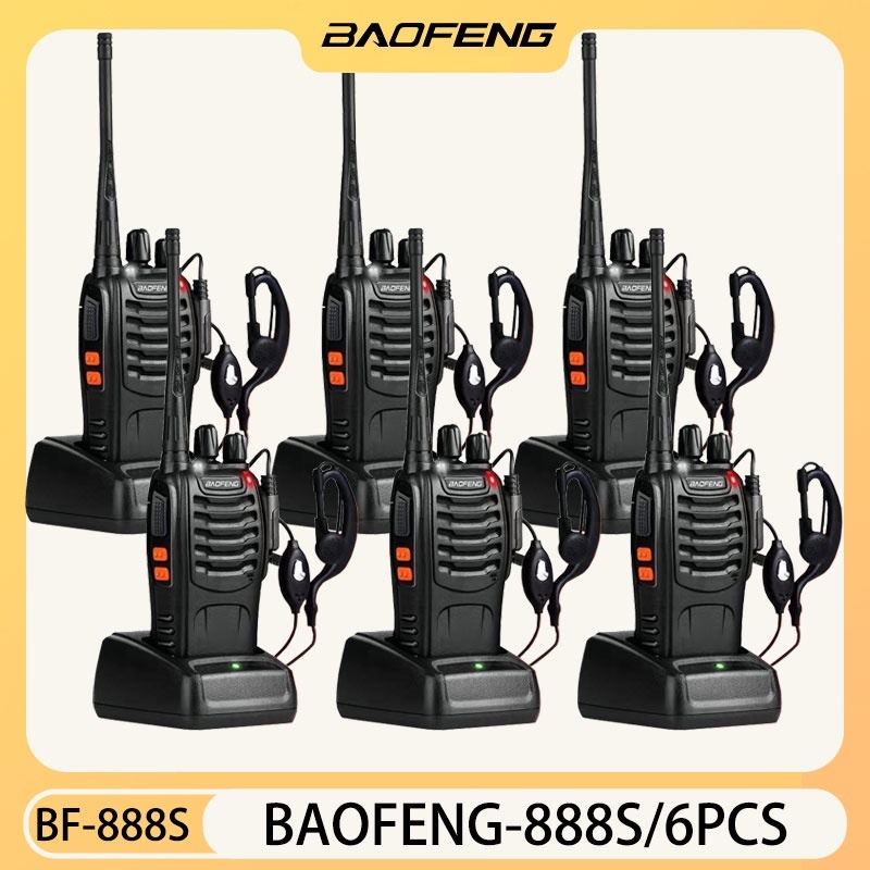 【Combo 6 Cái】Bộ đàm Baofeng BF888 16 Kênh Tần Số 400.00- 470.00MHz ...