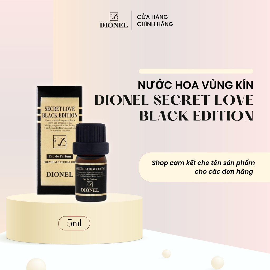 Nước Hoa Vùng Kín Dionel Secret Love Original Black Edition 5ml ...