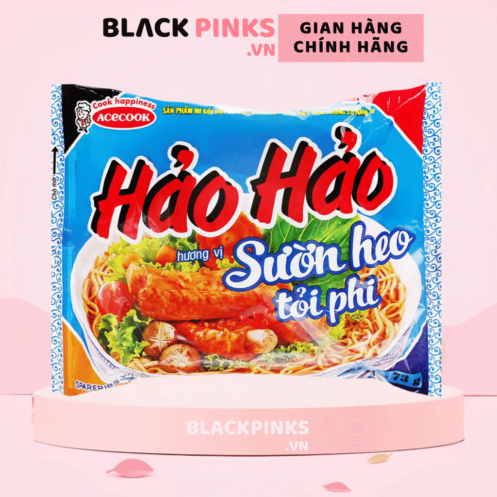 Mì Hảo Hảo sườn heo tỏi phi gói 73g | Shopee Việt Nam