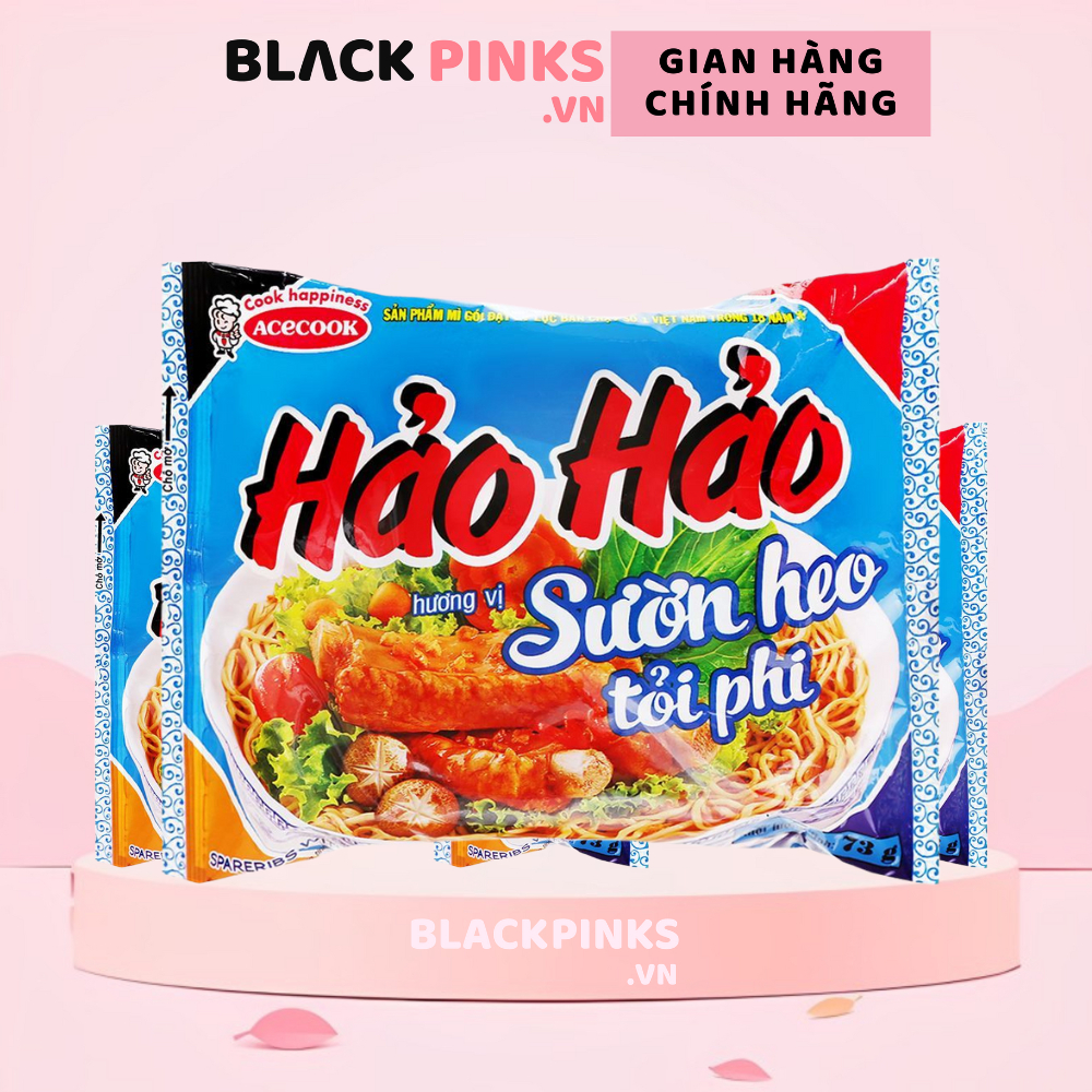 (Thùng 30 gói) Mì Hảo Hảo sườn heo tỏi phi gói 73g | Shopee Việt Nam