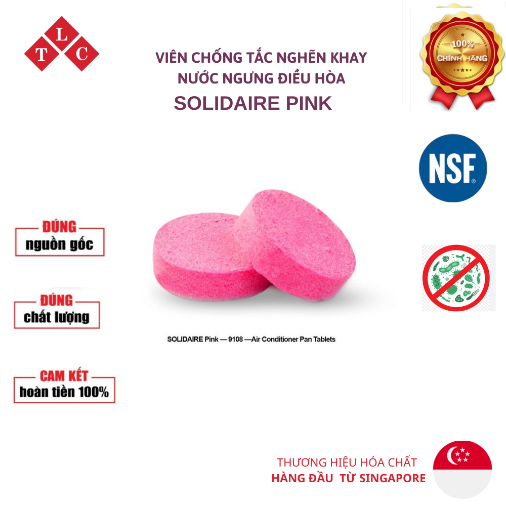 SOLIDAIRE PINK - Viên chống tắc nghẽn khay nước ngưng điều hòa - Orapi ...