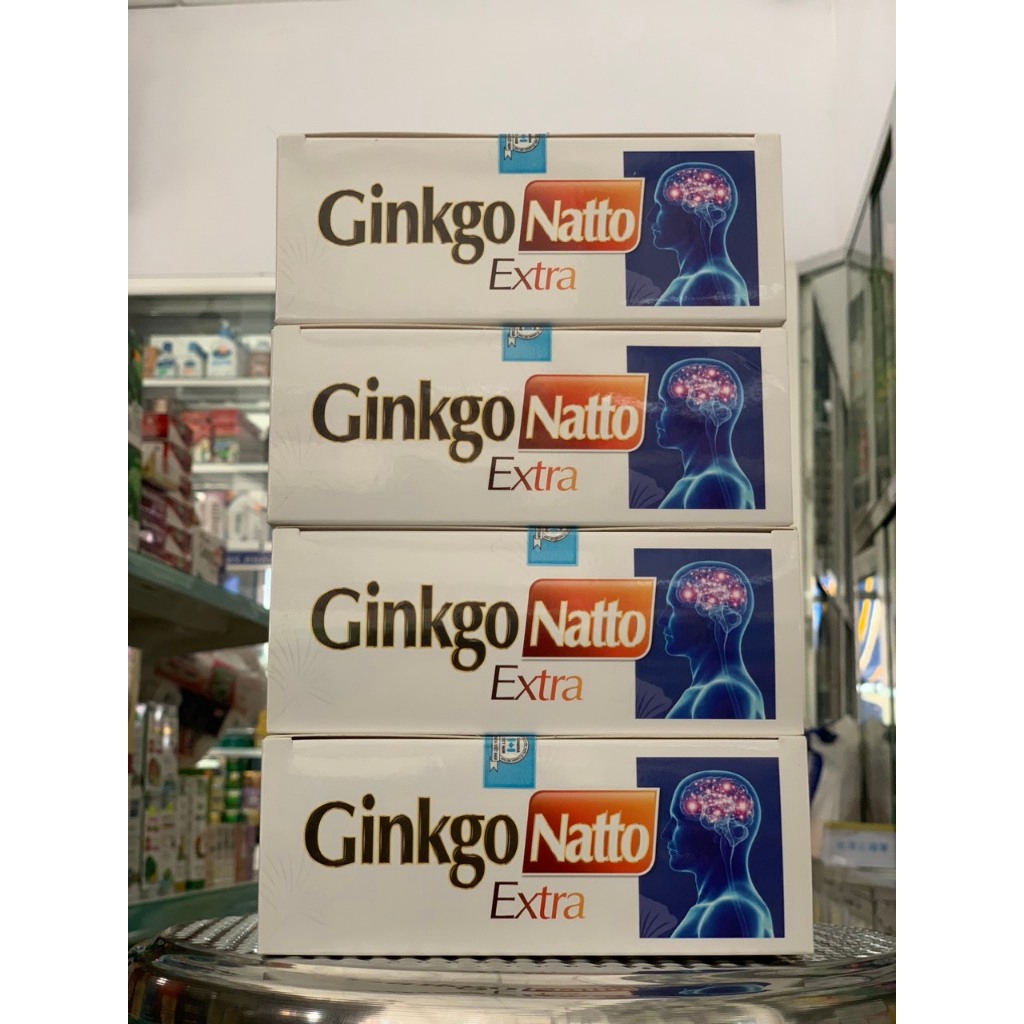 Viên Uống Bổ Não GINKGO NATTO EXTRA hộp 10 vỉ x 10 viên.Giúp hoạt huyết ...