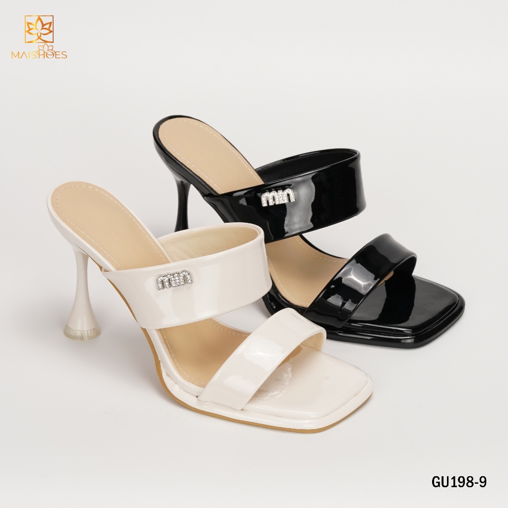 GUỐC QUAI DA BÓNG GÓT NHỌN SANG CHẢNH GU198-6 | Shopee Việt Nam