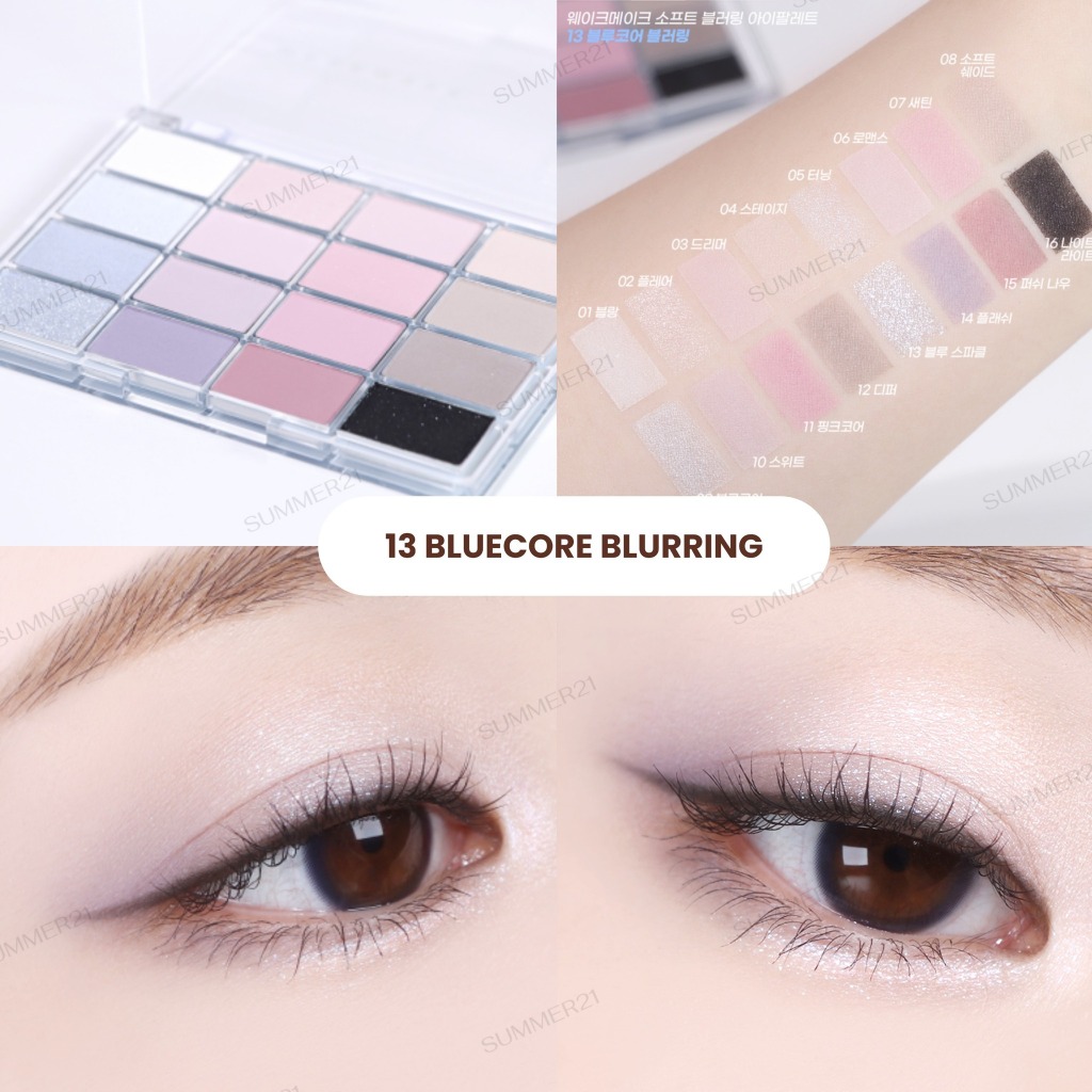 Bảng mắt WAKEMAKE SOFT BLURRING EYE PALETTE | Shopee Việt Nam