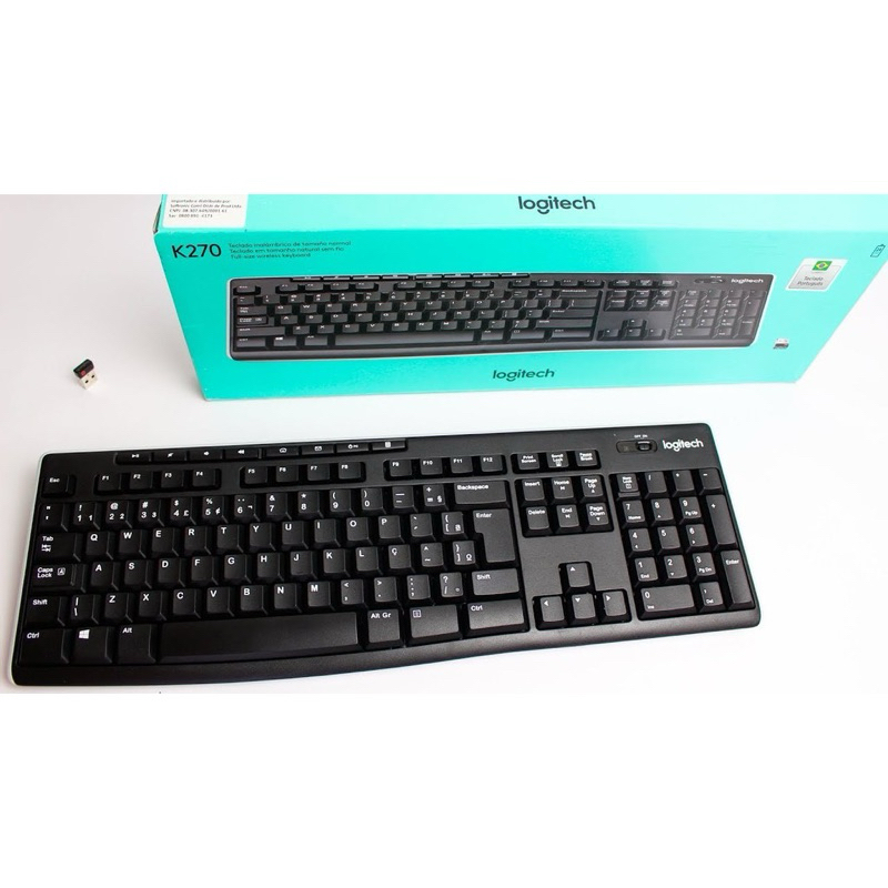 BÀN PHÍM LOGITECH K270 - Không dây cổng USB | Shopee Việt Nam