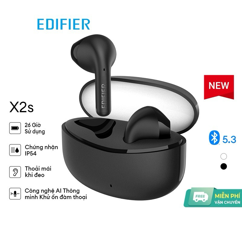 Tai Nghe bluetooth Edifier X2S Chống Bụi Chống Nước IP54 Và Phụ Kiện | Shopee Việt Nam