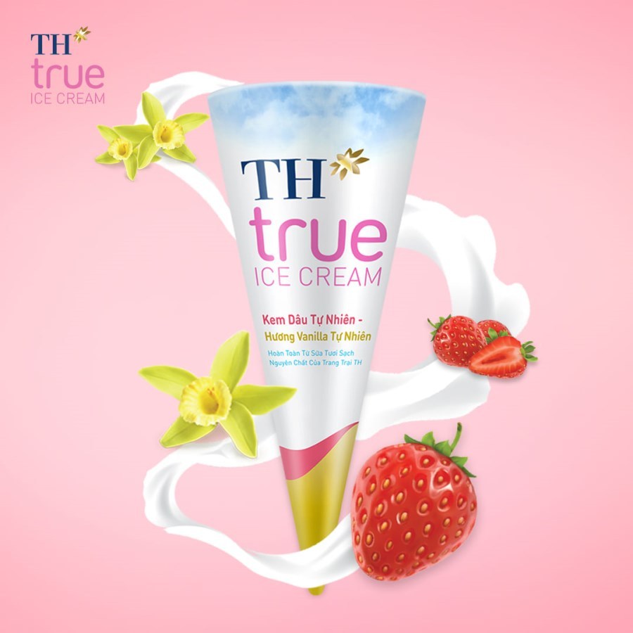 [THANH LÝ][SHIP HOẢ TỐC] Kem ốc quế TH true Ice-cream các vị 73g ...