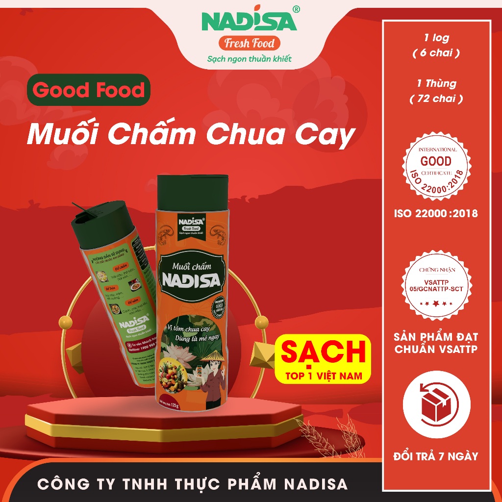 Muối chấm,Bột Canh chấm,Muối chấm NADISA | Shopee Việt Nam