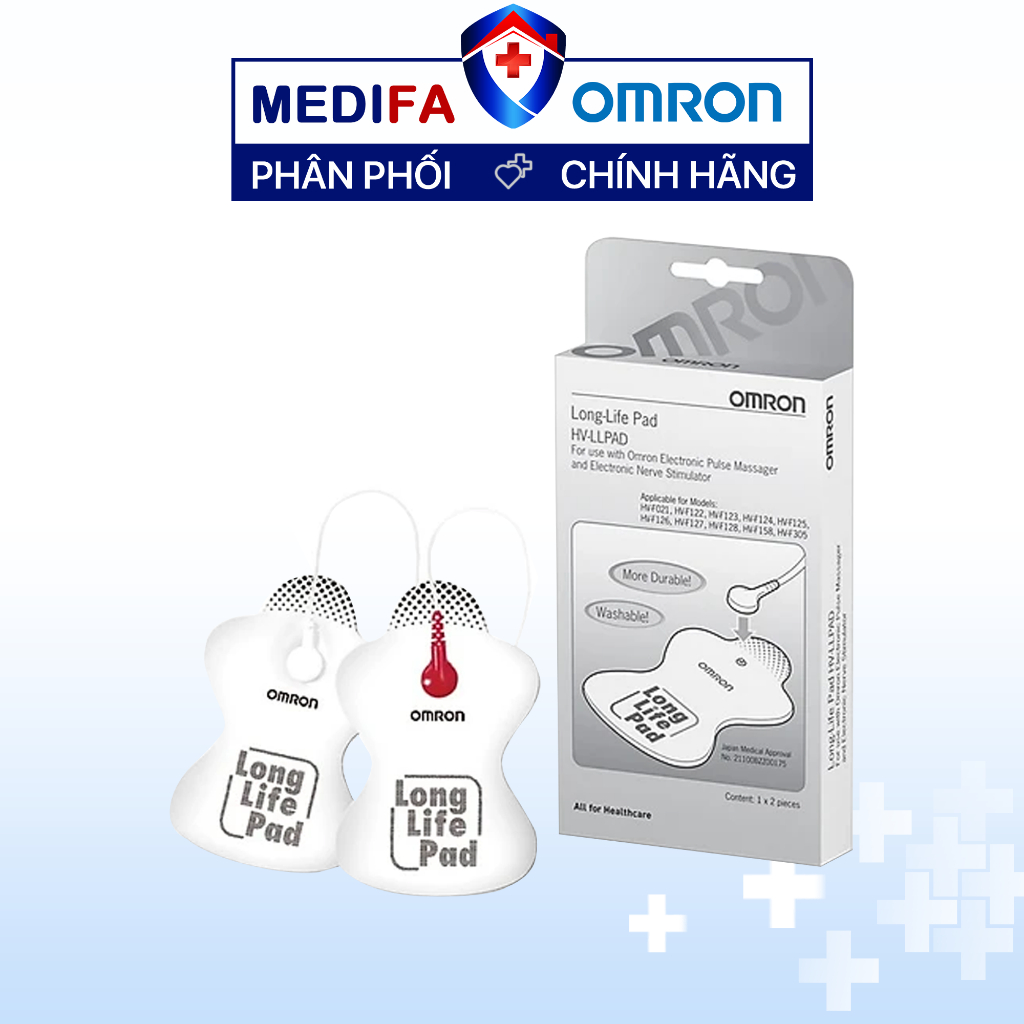 Hộp 2 Miếng Dán Điện Cực Thay Thế Cho Máy Massage Omron HV-F013, HV-F127, HV-F128 | Shopee Việt Nam