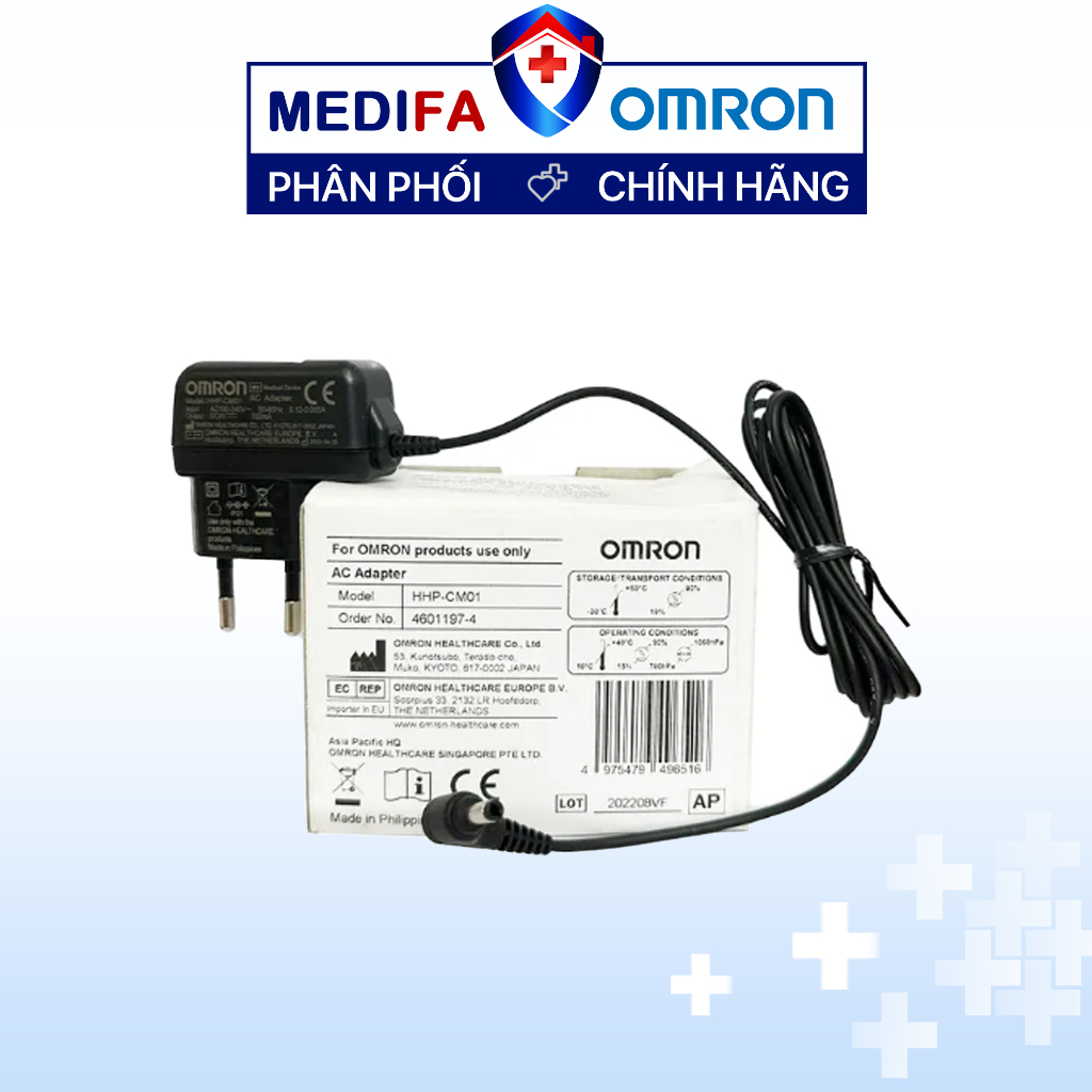 Bộ Đổi Nguồn Cho Máy Đo Huyết Áp Omron AC Adapter HHP-CM01-AP | Shopee ...