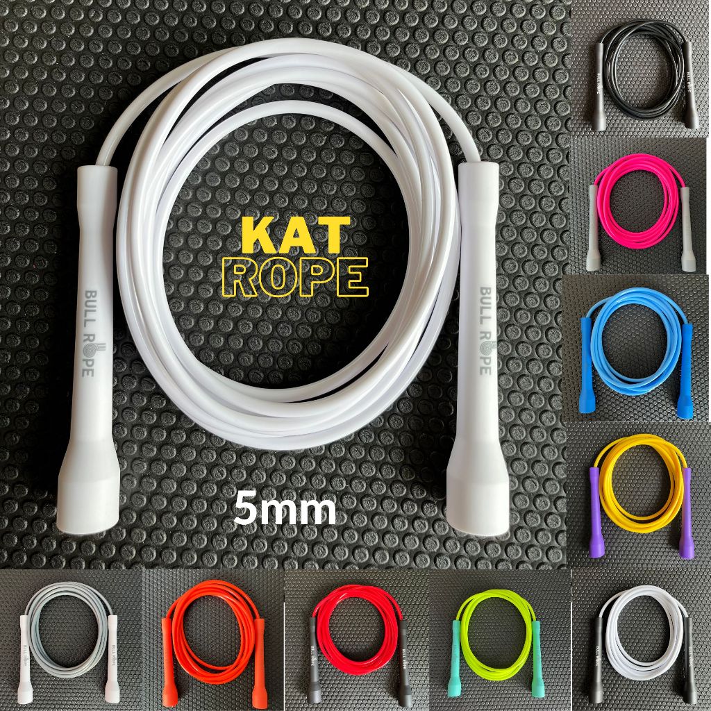 Dây nhảy tốc độ pvc 5mm, lõi nylon / KAT Speed rope [SP03] | Shopee ...