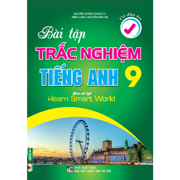 Sách - Bài tập trắc nghiệm tiếng anh 9 bám sát sgk i-learn smart world + HARR | Shopee Việt Nam