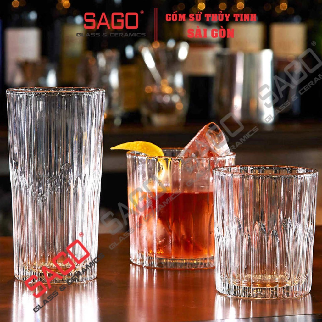 Ly Thủy Tinh Deli Manhattan Rock Glass 304ml / Tumber Glass 320ml, Tùy ...