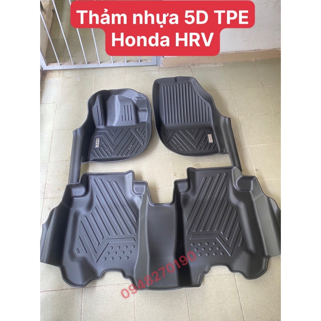 Thảm Lót Sàn Honda HRV 2023 Loại Nhựa 5D TPE Tràn Viền Cao Cấp Hàng Mới ...