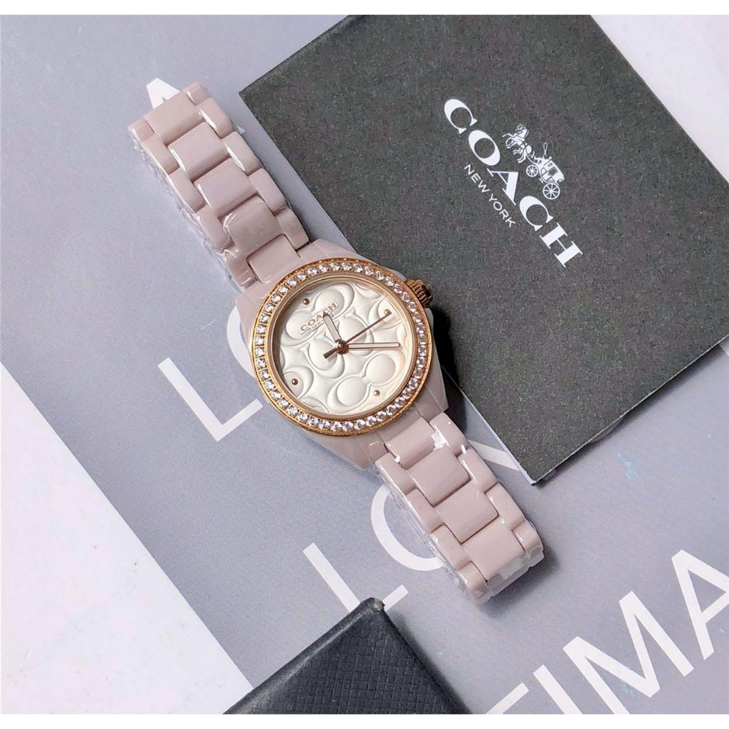 Đồng Hồ Nữ Coach Preston , Dây Ceramic , Size 32mm | Shopee Việt Nam
