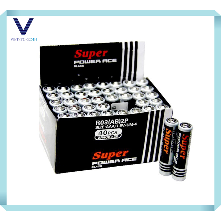 Hộp 40 viên pin tiểu nhỏ AAA (3A) | Shopee Việt Nam