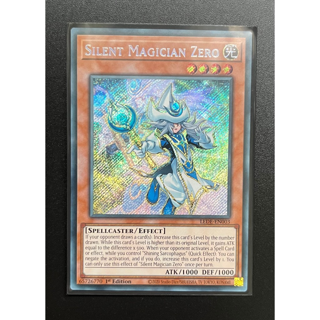 [Thẻ bài Yugioh] - [TCG-UK] - LEDE-EN003 - Silent Magician Zero - Secret Rare 1st Edition ...