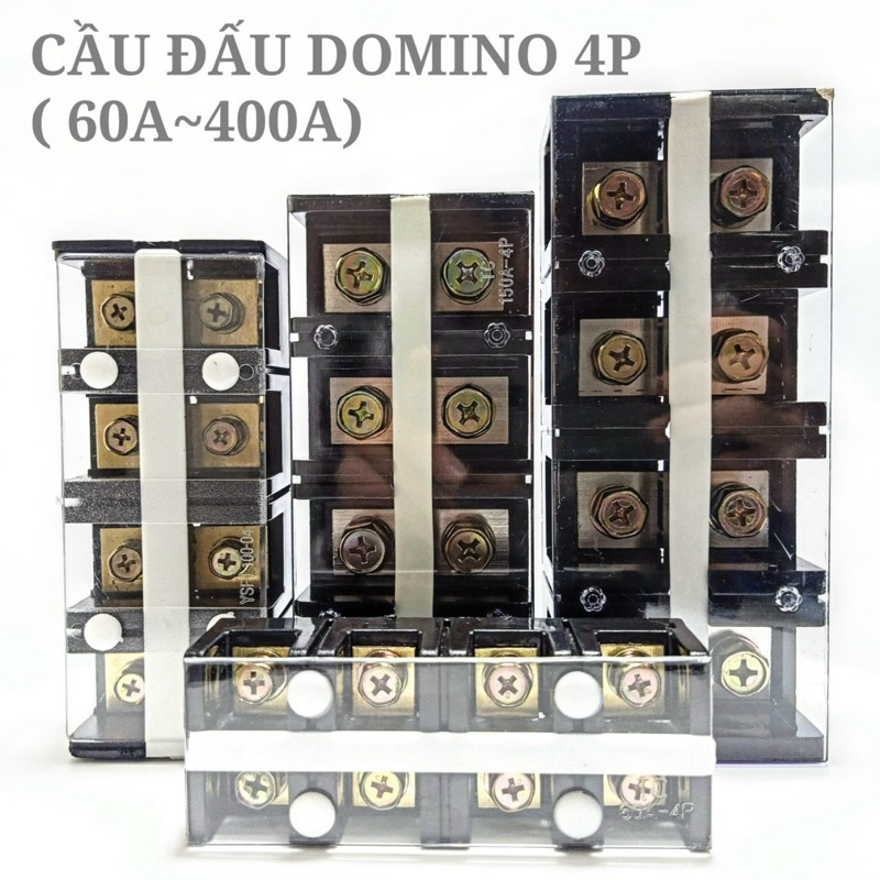 Cầu Đấu Điện Domino 3 Pha 4 Cực 60A/100A/150A/200A - Amy.Electrical ...
