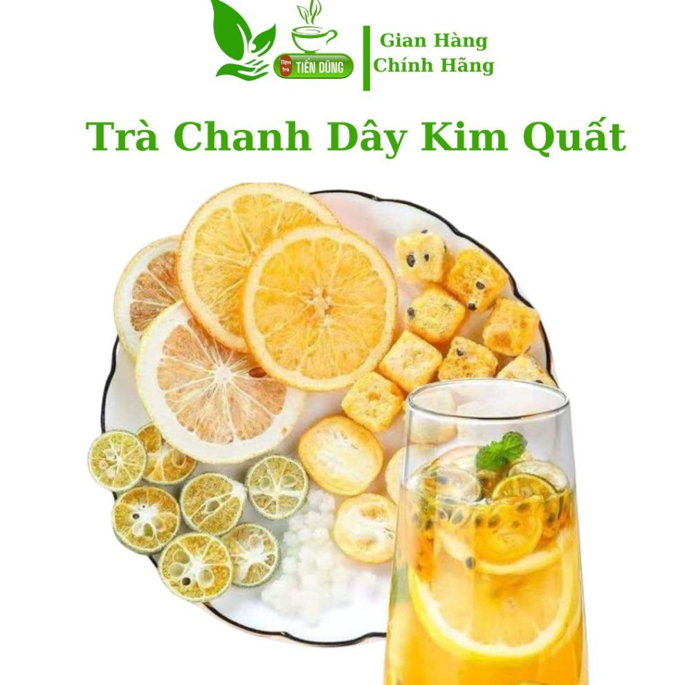 Trà chanh dây kim quất ,Mát Gan Giải Nhiệt Cơ Thể Thảo Mộc Tiến Dũng | Shopee Việt Nam