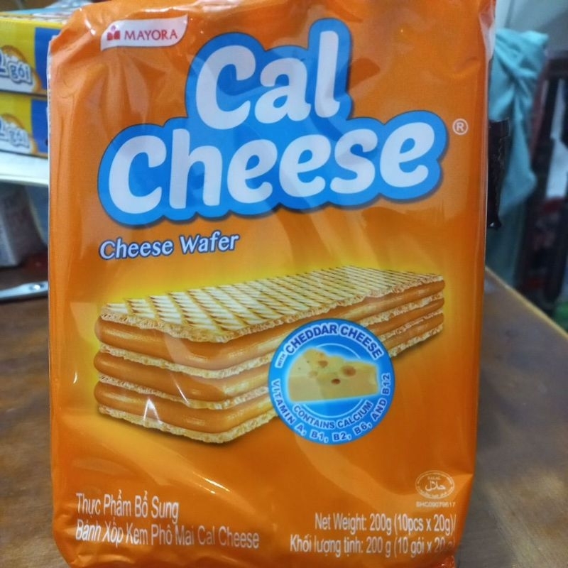 Bánh xốp Cal Cheese kem phô mai 200g (10 gói* 20g) | Shopee Việt Nam