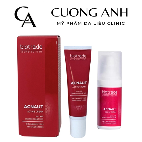 Kem chấm mụn Biotrade Acnaut Active Cream - giảm mụn trắng sáng da giảm ...
