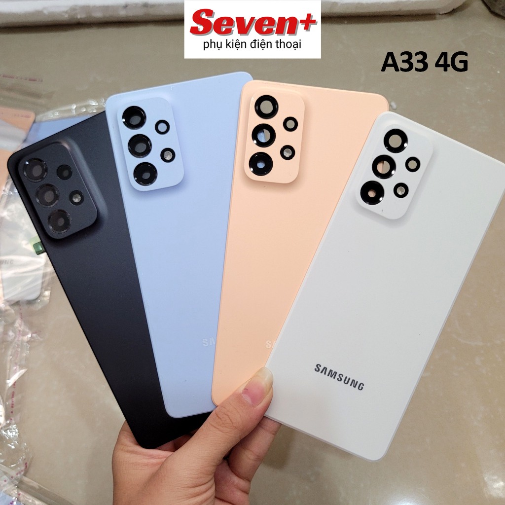 Nắp Lưng Samsung A33 4G/5G sẵn ron keo viền và kính camera | Shopee ...