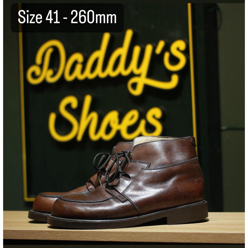 Giày tây boots 2hand size 41-260mm | Shopee Việt Nam