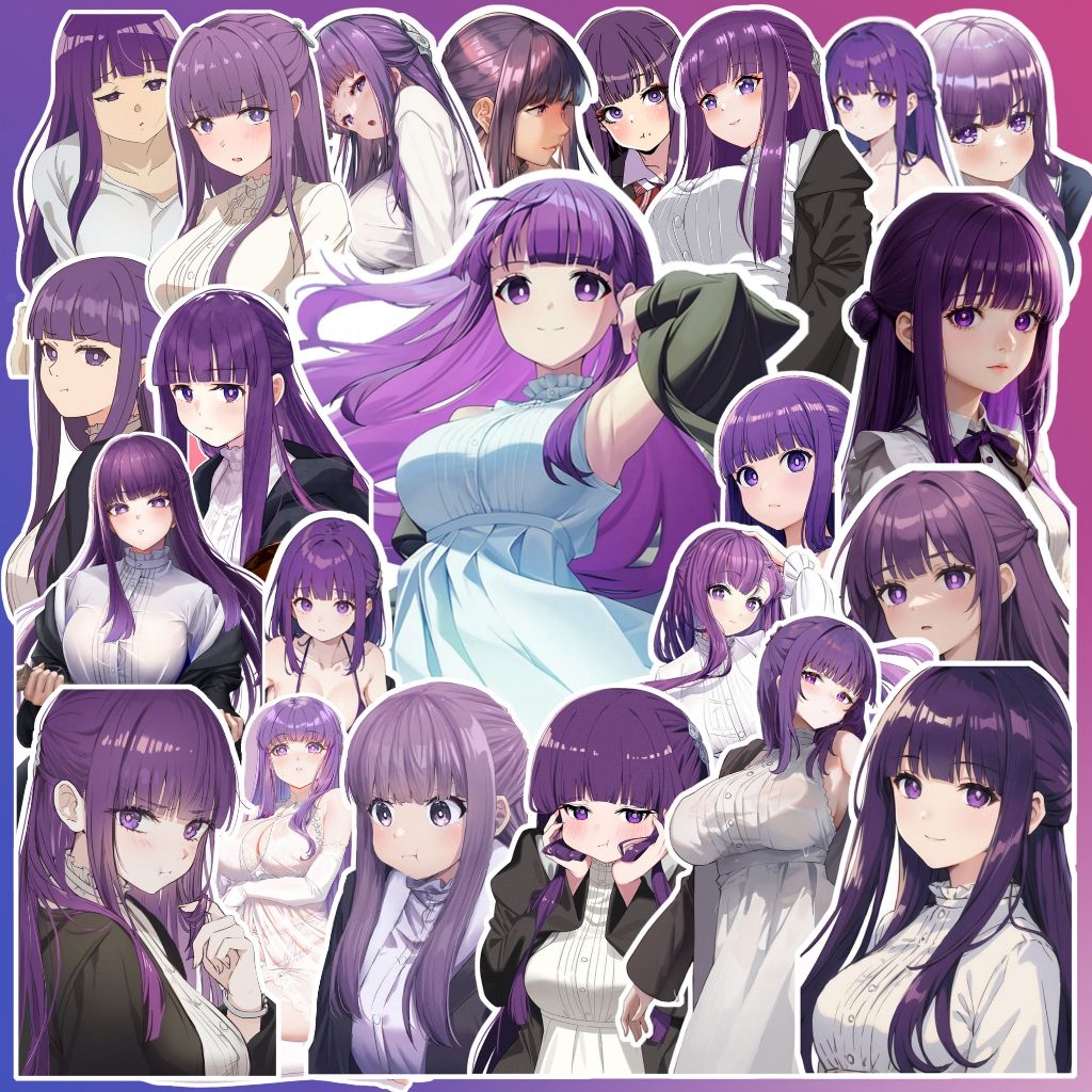 [Set 50 Cái] Sticker anime Fern Sousou no Frieren - Frieren: Beyond ...