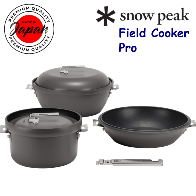 snow peak | Field Cooker Pro CS-600 premium aluminium cook set (Pot x 2 ...