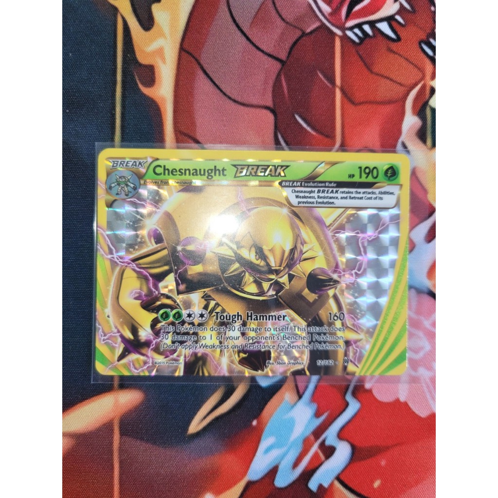 Thẻ bài Pokemon - TCG - Chesnaught BREAK 12/162 | Shopee Việt Nam