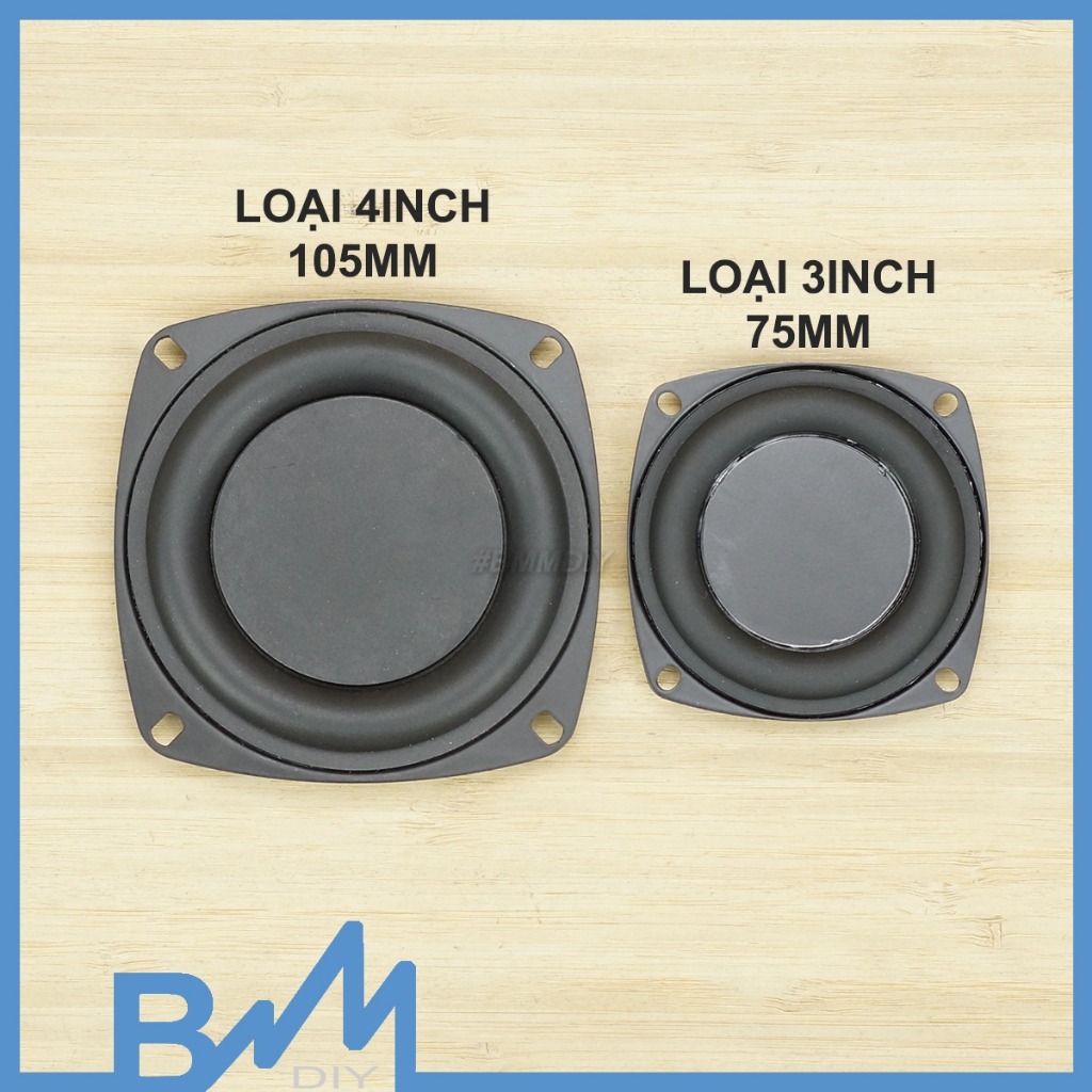 Cộng hưởng 105mm 78mm phủ cao su cực chất ghép loa 3inch | Shopee Việt Nam