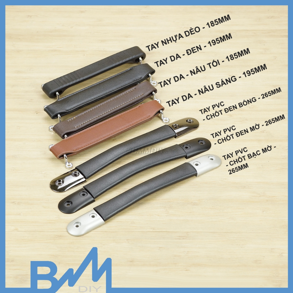 Tay xách loa 185mm 195mm 265mm da PU nhựa dẻo PVC tay xách vali các loại | Shopee Việt Nam