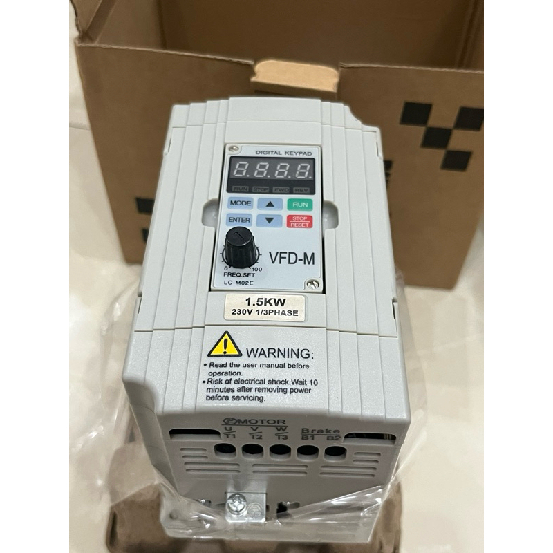 Biến tần VFD-M VFD015M21A 1.5kw vào 1 pha 220V ra 3 pha 220V | Shopee Việt Nam