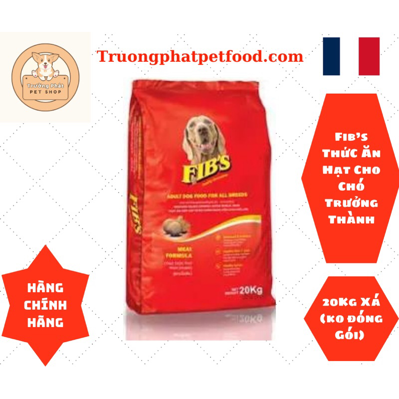 [Fib's 20Kg Xá] (Không Đóng Gói) Thức Ăn Hạt Cho Chó Trưởng Thành Bao ...