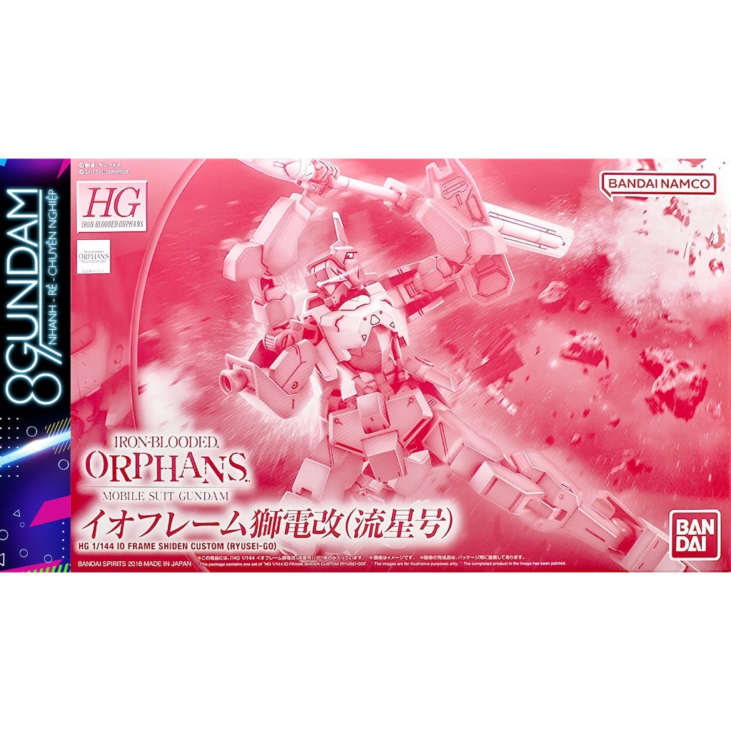 Mô Hình Lắp Ráp HG IBO Frame Shiden Custom [Ryusei-Go] | Shopee Việt Nam
