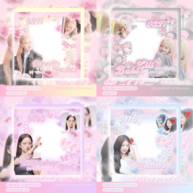 GIẤY NOTE BLACKPINK | MEMOPAD | NOTEPAD BLACKPINK | Shopee Việt Nam