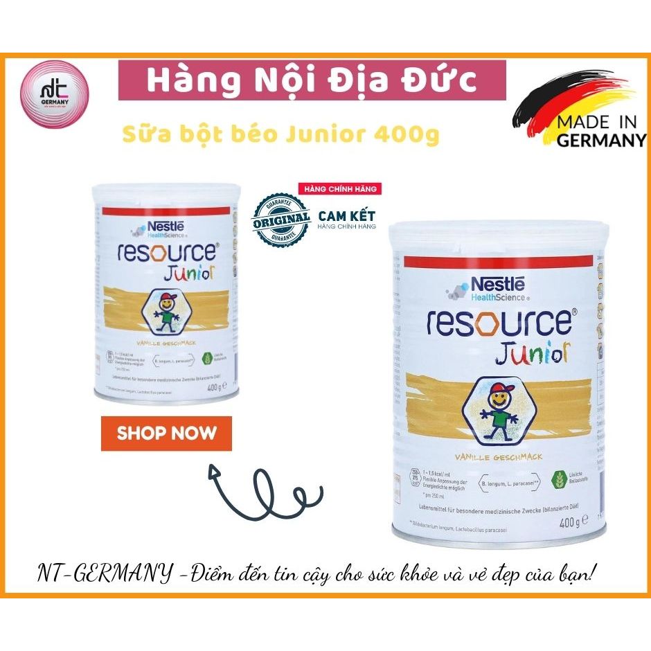 Sữa Junior 400g ( Nestle Resource Junior Vanille - ab ) | Shopee Việt Nam