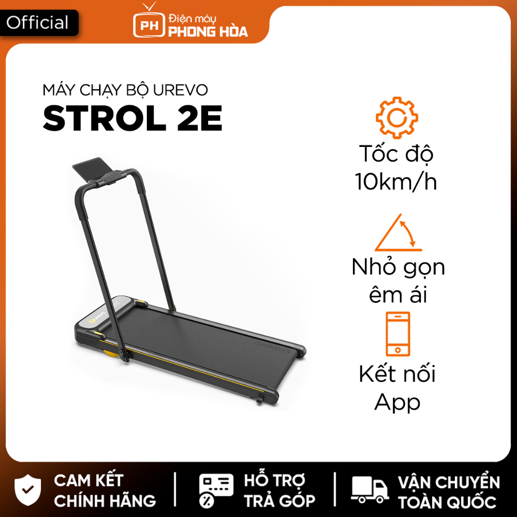 Máy Chạy Bộ Gấp Gọn Xiaomi Urevo Strol 2E-tốc độ 10km/h kết nối App ...