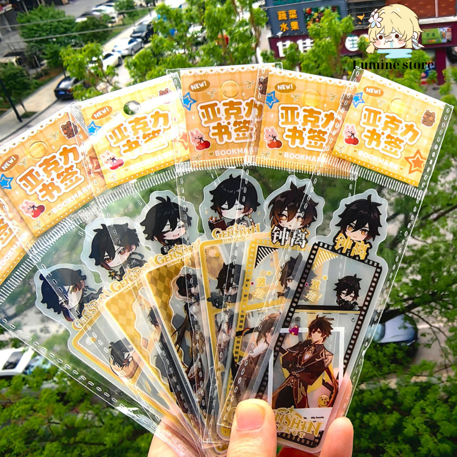 [Mẫu mới 2024] Bookmark nhiều nhân vật game Genshin Impact - Thẻ ...