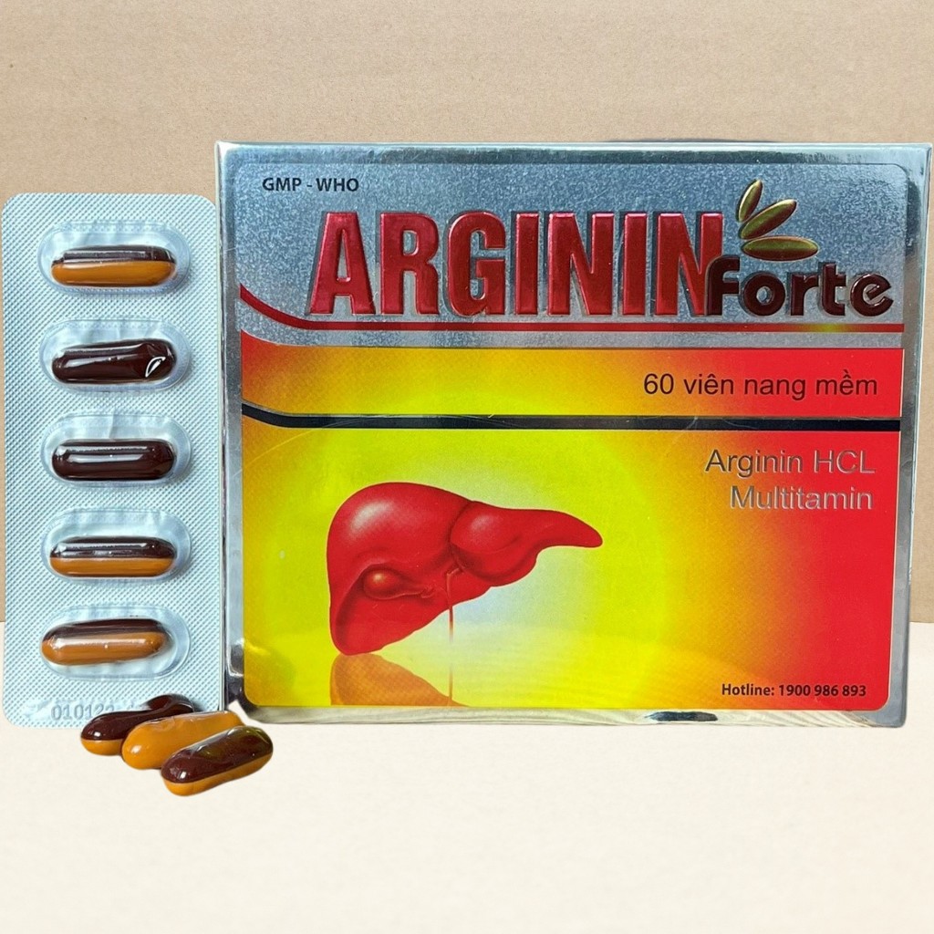 CHÍNH HÃNG - ARGININ FORTE THANH NHIỆT GIẢI ĐỘC RƯỢU MÁT GAN HẠ MEN ...