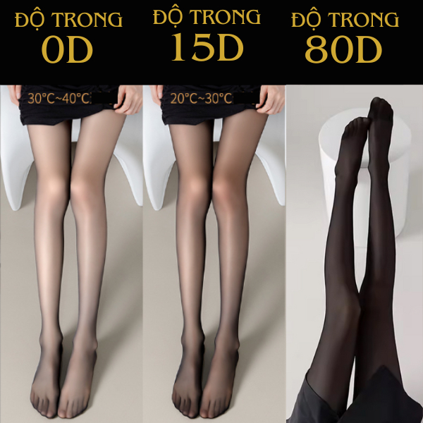 [Che tên] Quần Tất 0D, 10D, 15D, 30D, 50D, 80D Siêu Mỏng Cao Cấp Nhiều Phân Khúc Phong Cách Gợi ...