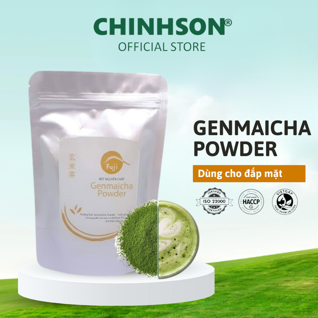 Bột Trà Xanh Gạo Rang Fuji Genmaicha Powder Nguyên Chất 100g | Shopee ...