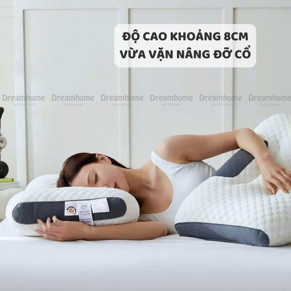 Ruột Gối Massage Chống Mỏi Cổ Vai Gáy 48x74Cm, Gối Nằm Cao Phom Cứng ...