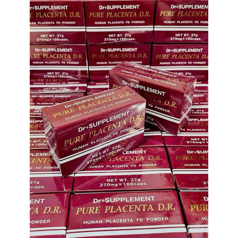 Viên uống tế bào gốc PURE PLACENTA D.R. (100 viên x 370mg) | Shopee ...
